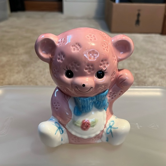 Relpo | Accents | Stunning Rare Vintage Ceramic Relpo Teddy Bear Pink ...